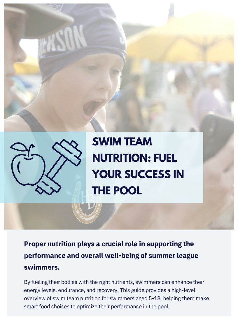 Swim Team Nutrition: Fuel your Success in the Pool